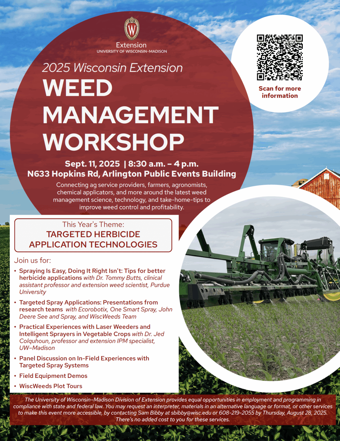 2025 Wisconsin Extension Weed Management Workshop: Targeted Herbicide ...