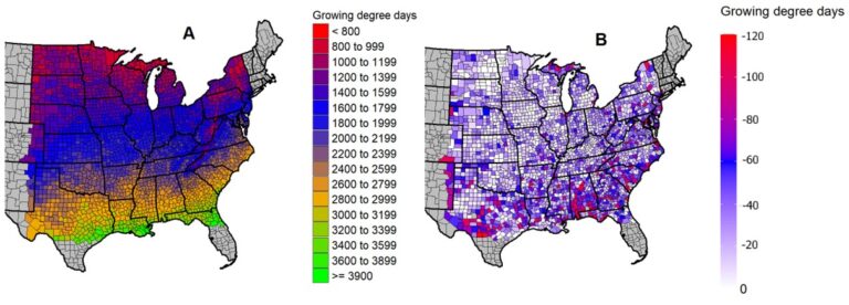 Determining high yielding corn relative maturities and growing season ...